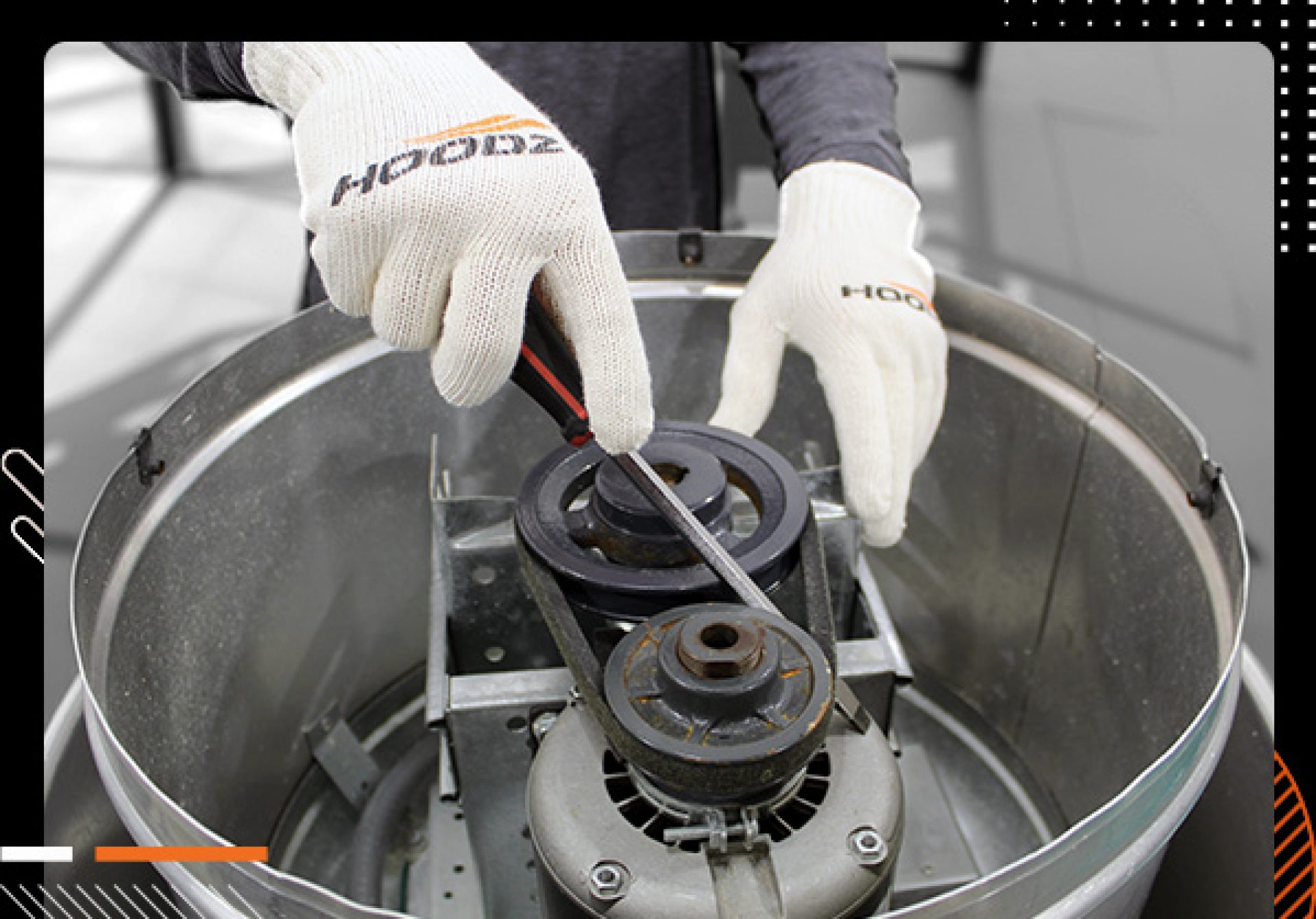 Exhaust Fan Belt Replacement | HOODZ of Downtown Chicago